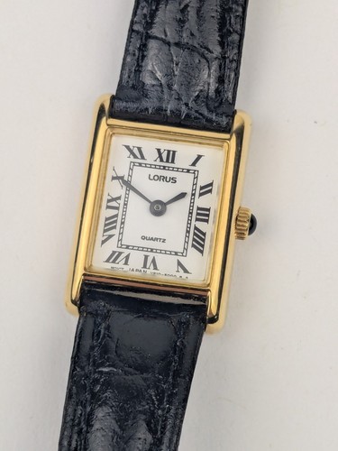 Vintage/Antique Lorus Tank Watch Gold Tone 17mm Ladies V810-6470 | eBay