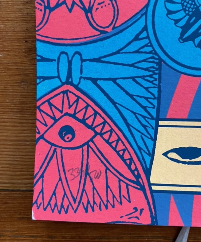 Art Print, The Grateful Dead Giza Egypt Sept.1978 printed 2018 Status ...