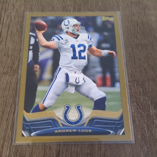 2013 Topps Gold /2013 Andrew Luck #50 Indianapolis Colts | eBay