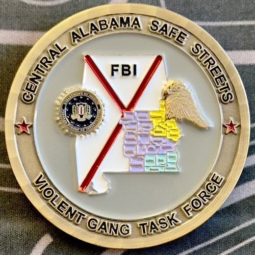 Rare🔥FBI - Alabama- Mobile Divison - Violent Gang Task Force Challenge ...