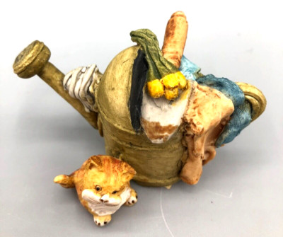 Vintage Peter Fagan Adorables Cat With Watering Pot Can 2" Tall | eBay