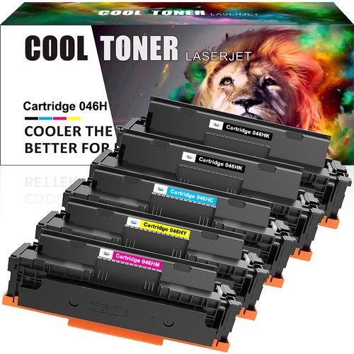5 Pack 046H Toner for Canon 046 ImageClass MF733Cdw MF731Cdw LBP654Cdw ...