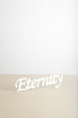 Wooden Inspirational Script Word - Eternity | eBay Australia