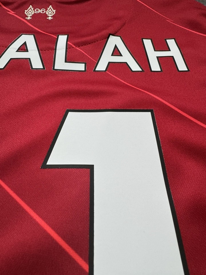 2021/22 Liverpool Home Jersey #11 Mohamed Salah Medium Nike Soccer EPL NEW | eBay