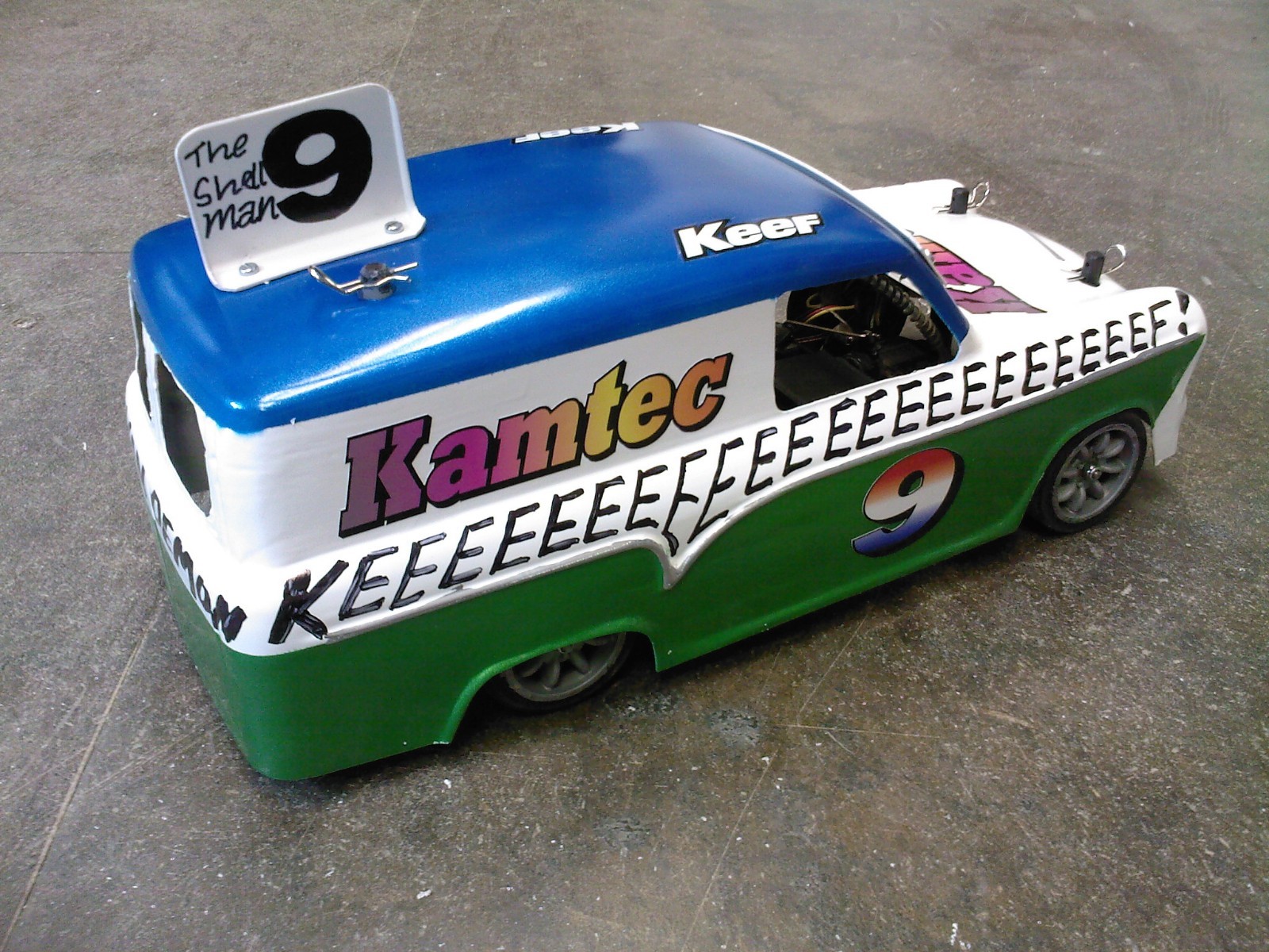 Kamtec A60 Van Banger body ABS plastic RC Racing 600 | eBay UK