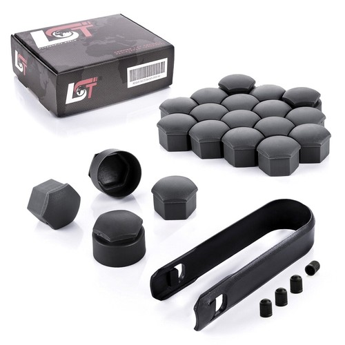 20x Wheel Screw Caps Set 17 MM Theft-Proof Anthracite for Mercedes Benz ...