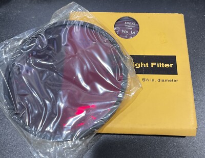 Kodak Safelight Filter 5 1/2" No. 1A Red | eBay