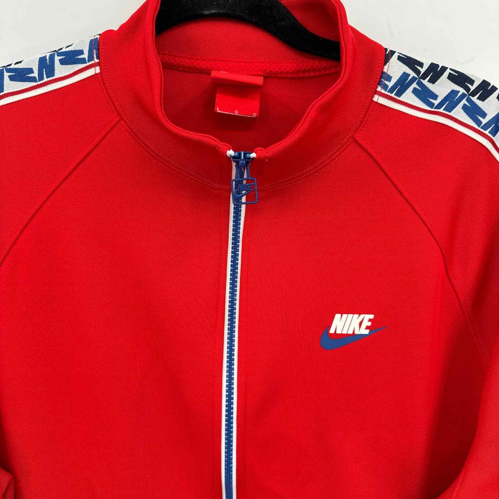 Nike Sportswear Men's Y2K Red Track Jacket AJ2681 Siz… - Gem