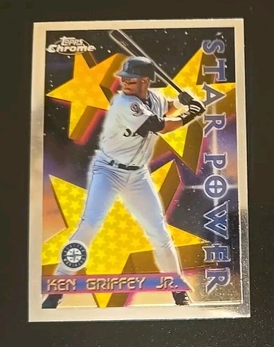 1996 Ken Griffey Jr. Topps Chrome Refractor Star Power #90 | eBay