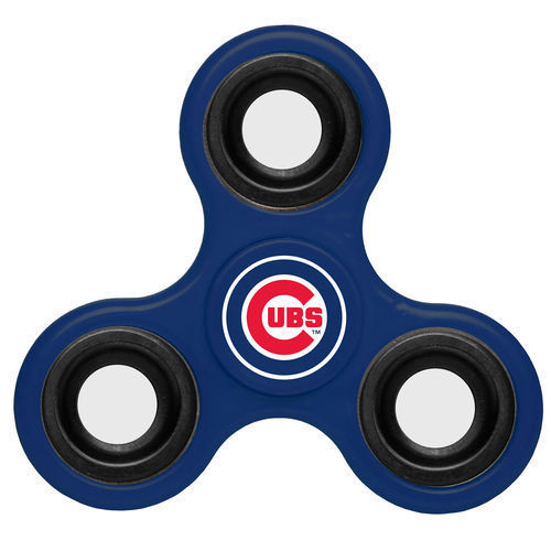 Chicago Cubs Diztracto Spinner Logo 3-way Toy Stress Fidget Hand Finger ...