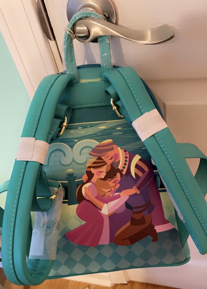 NWT!! Loungefly Disney Tangled Rapunzel Castle Glow In The Dark Mini ...