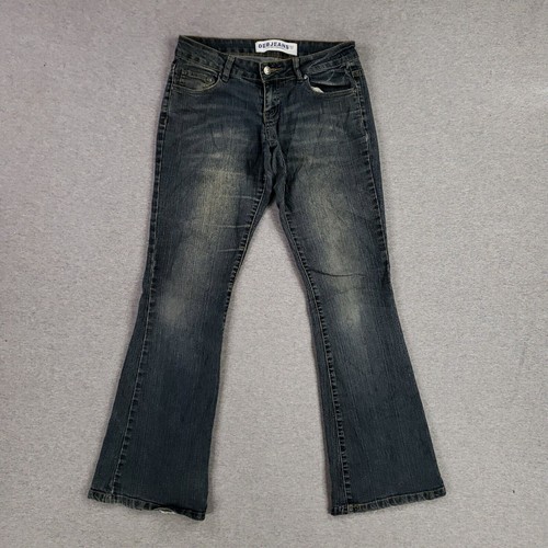 Vintage Deb Jeans Size 5 Low Rise Flare Leg Retro Faded Lightweight ...