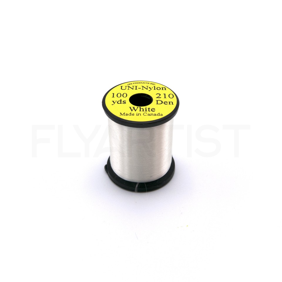 UNI NYLON THREAD - Fly Tying & Jig 70 or 210 Denier - Black White ...