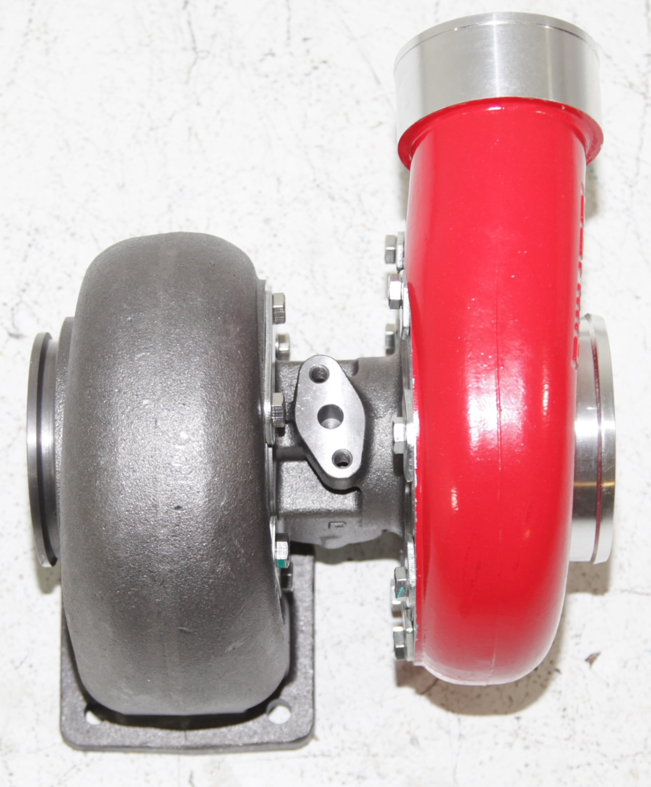 RED EMUSA GT45 Turbo/Turbocharger 600HP+ Boost Universal T4/T66 3.5" V ...