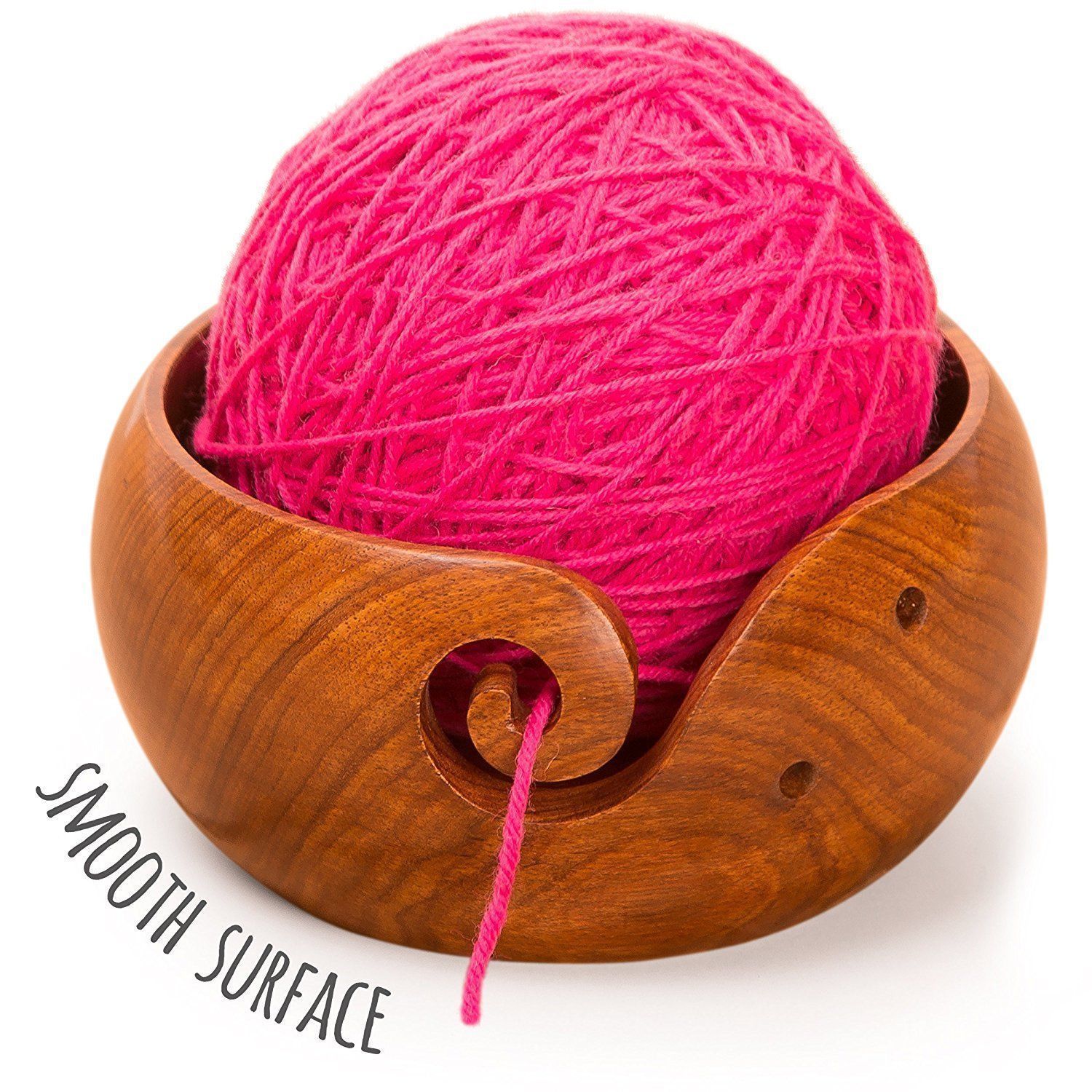 Wooden Handcrafted Skein Holder to Keep Yarn Clean | Crochet Holder | 6 ...