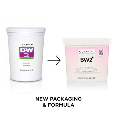 SALON BEAUTY CLAIROL BW2+ HAIR COLOR BLEACH POWDER LIGHTENER EXTRA ...