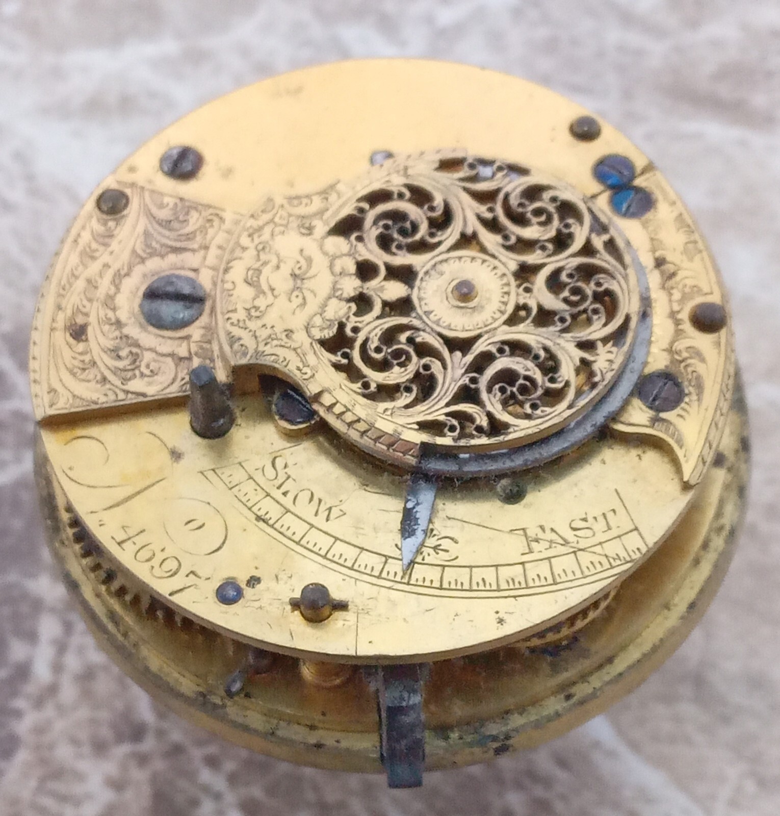 Liverpool Chain Fusee Verge Pocket Watch Movement 1830 | eBay