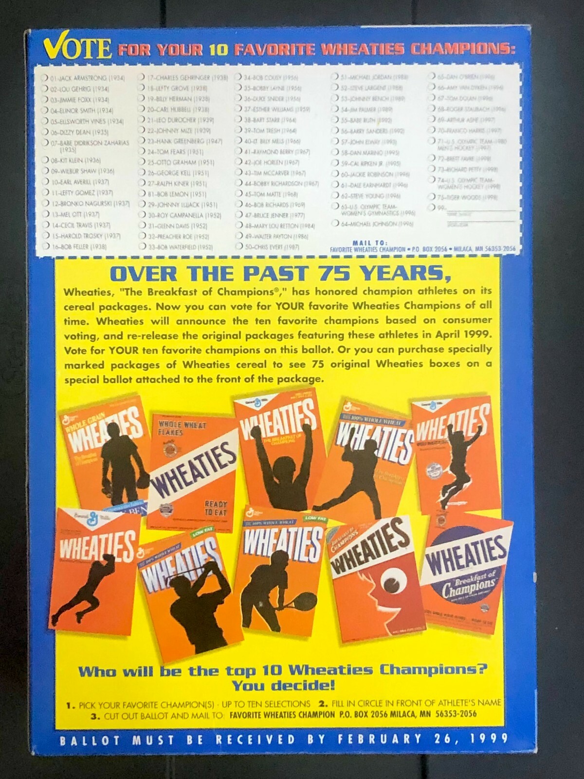 Frosted Wheaties Box, Baseball, KEN GRIFFEY JR, Emptied / Refilled ...