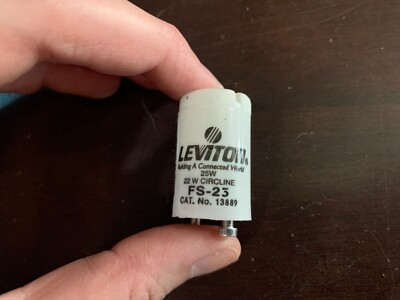 Leviton Fluorescent Starter w/ Condenser FS-23 new open box 25W | eBay
