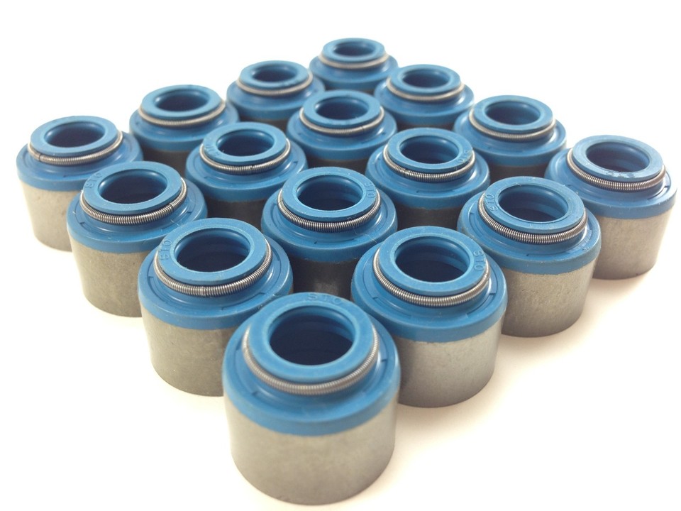 FKM Valve Stem Seals 11/32 X .530 SBC BBC SBF METAL CLAD - Set of 16 ...