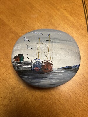 Paperweight Hand Painted Rock | eBay
