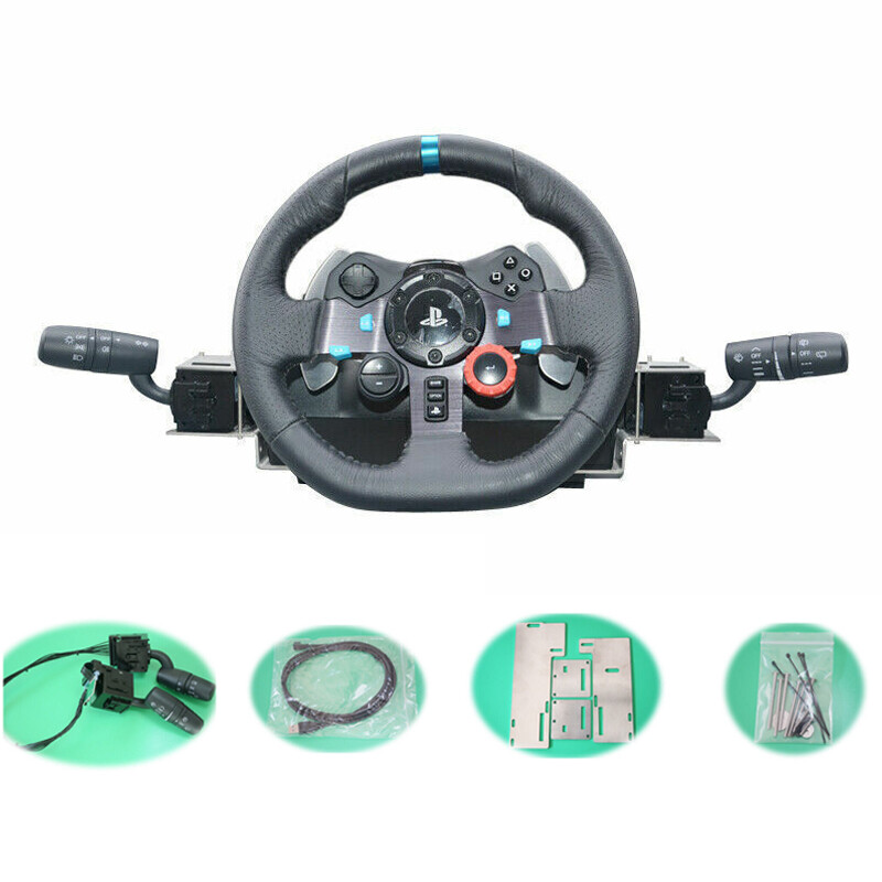 For Logitech G25 G27 G29/Thrustmaster T300RS Steering Wheel Simulator ...