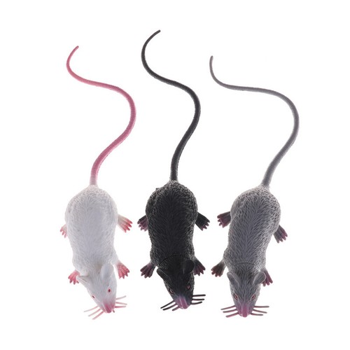 Plastic Rats Mouse Model Trick Toys Halloween Decor Tricks Pranks Props ...