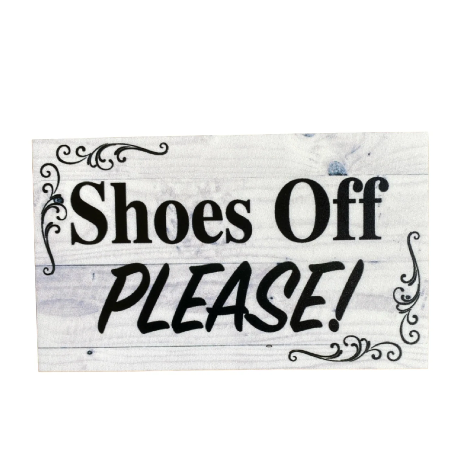 Shoes Off Please Scroll Sign | eBay