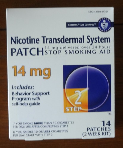 Habitrol Nicotine Patch Transdermal System Step 2 14mg 14ct Expires 4/2025+ | eBay