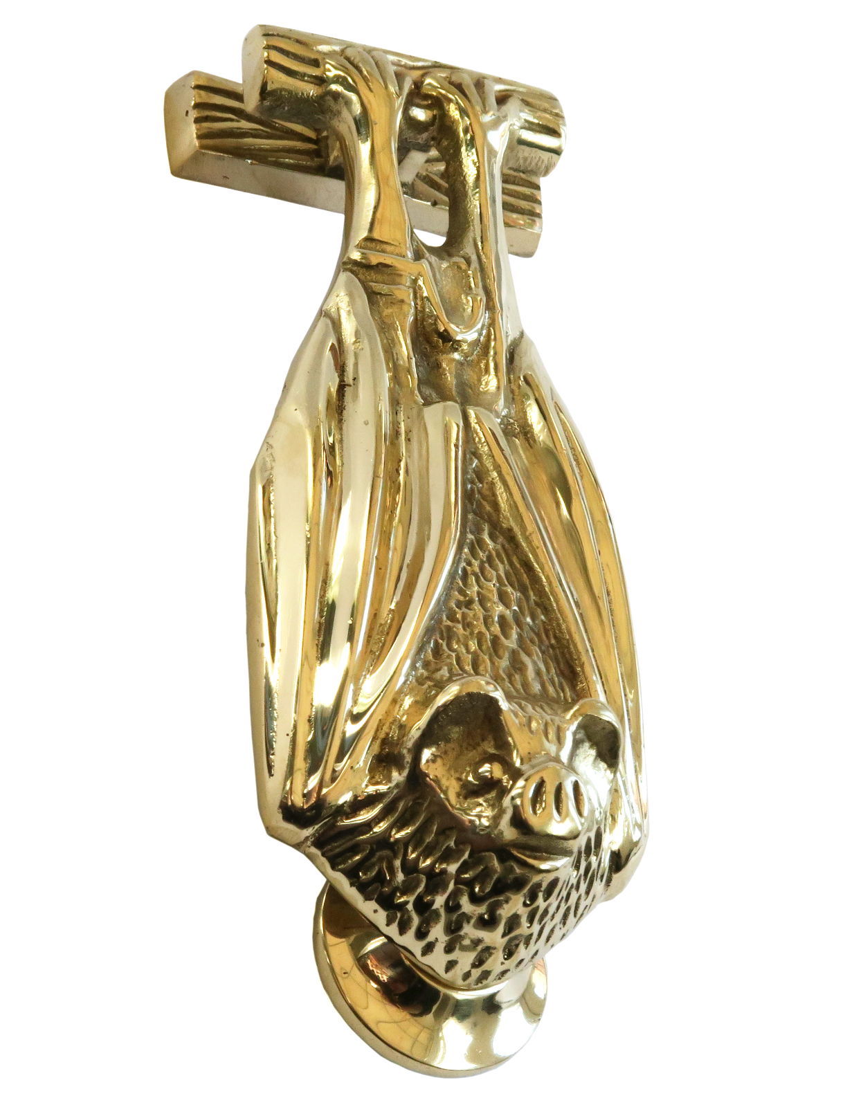 Superb Solid Brass Bat Door Knocker – unusual antique and vintage style ...