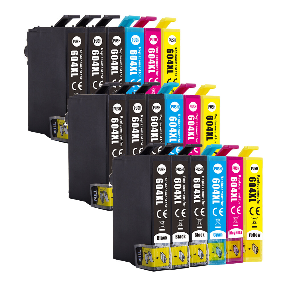 604XL Ink Cartridges for Epson XP-4205 XP-2200 XP-3200 XP-4200 WF-2950 ...
