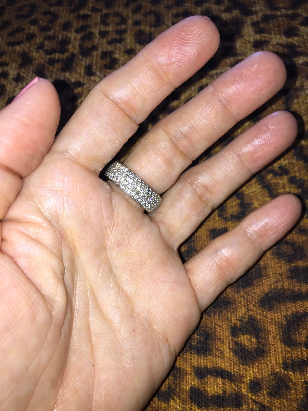 Stunningly Beautiful 18K Multi Diamond Eternity Band Ring 3.92 TCW SZ 8 ...