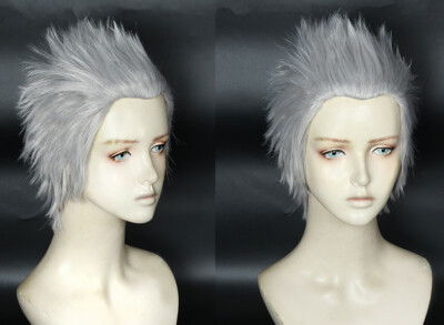 Devil May Cry V 5 Virgil Cosplay Costumes Costume Silver Grey Wig Wig ...