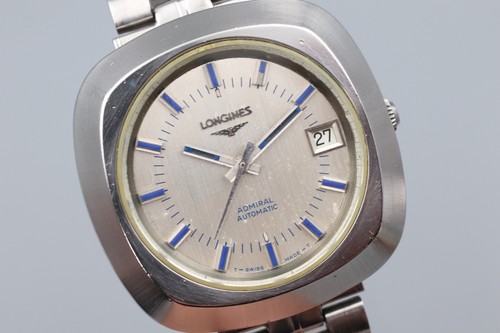 RARE [Near MINT] Vintage Longines Admiral 6651 Automatic Date Men's ...