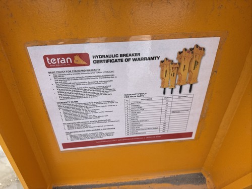 2024 Teran THH400b Skid Steer Hydraulic Hammer Breaker Attachment ...
