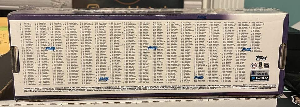 Topps 2014 Baseball Complete Set | eBay