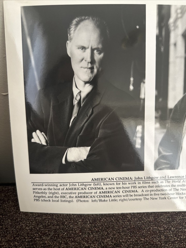 1995 Press Photo Actor John Lithgow & Producer Lawrence Pitkethly | eBay