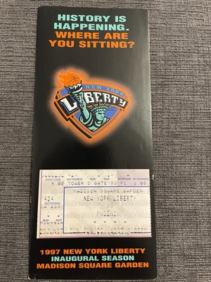 New York Liberty WNBA First Home Game Ever June 29, 1997 Vs Phoenix ...