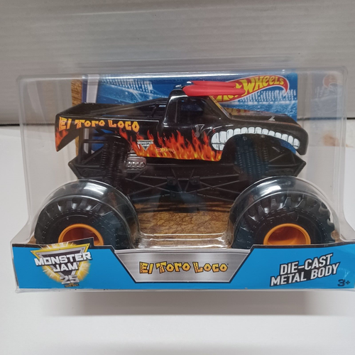 AUTOGRAPHED SIGNED 1/24 HOT WHEELS MONSTER JAM 2017 Team El Toro Loco ...