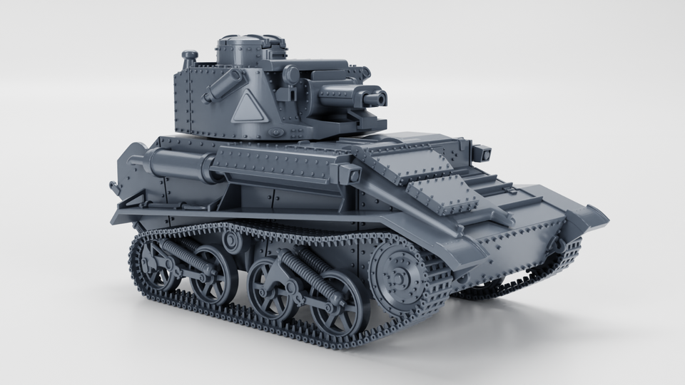 WW2 UK VICKERS LIGHT TANK MK.VI ,3D PRINTED, MANY SCALES AVAILABLE | eBay
