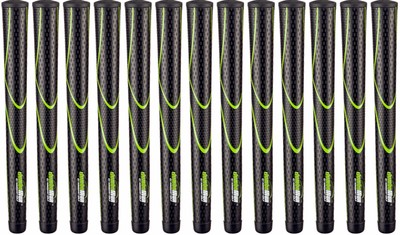 JumboMax Tour Series Golf Grips Black & Green XL Extra Large Size - Set ...