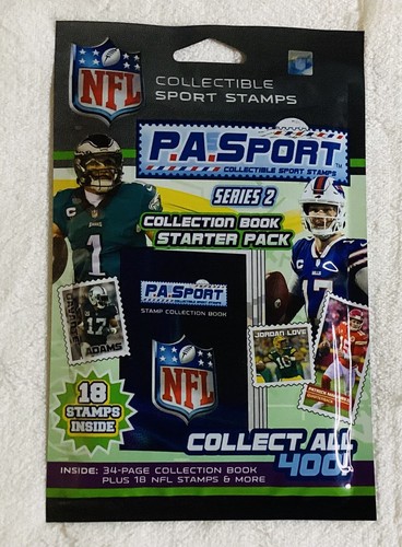 P.A. Sport NFL Stamp Collectible Book Series 2 Starter Packs. | eBay