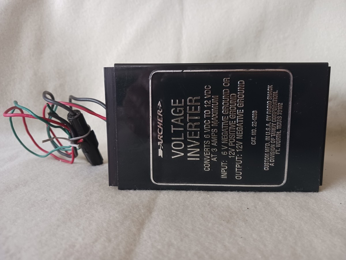 6 Volt Positive Ground Inverters What Is The Maximum Inverter For