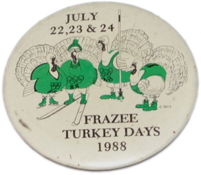 1988 Frazee Minnesota Turkey Days Celebration Pinback Button 4 | eBay