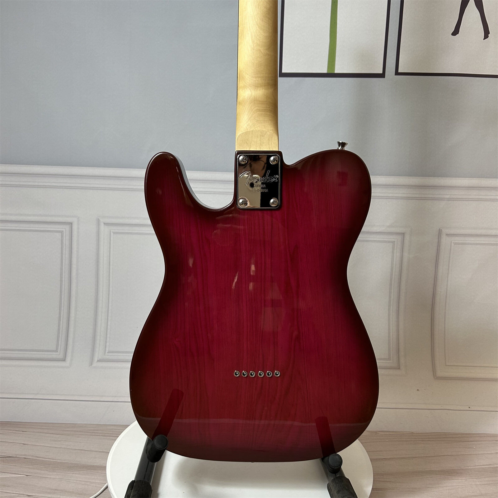 Telecaster Thinline Purple Ash Body Electric Guitar 6 String HPL ...