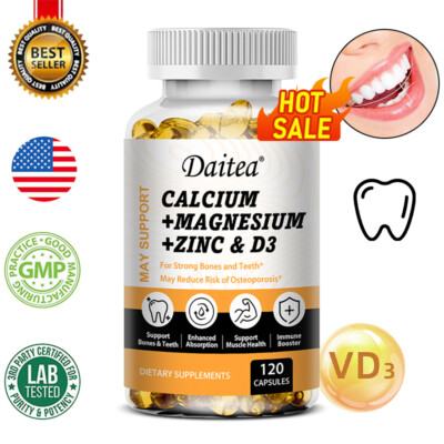 Nature Made Calcium Calcium Magnesium Zinc + Vitamin D3 Supplements ...