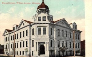WINNIPEG, Manitoba Canada NORMAL SCHOOL~William Avenue c1910's Postcard ...