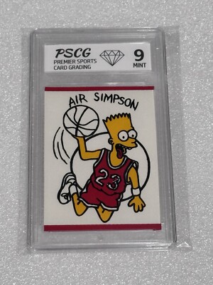 Air Simpson Wearing a Jordan Jersey #23 Bart Simpson Michael Jordan ...