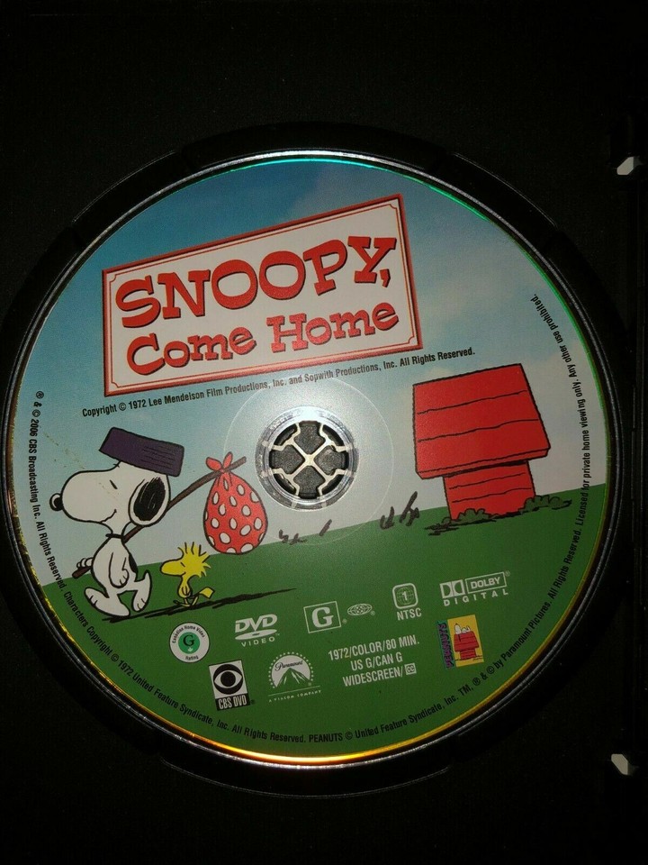 snoopy come home dvd | eBay