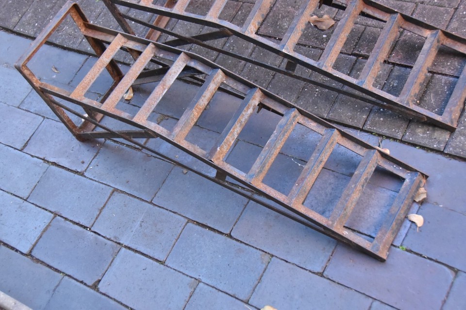 Pair Metal Car Ramps 950mm Long, 220mm wide, 350mm high Collection only ...